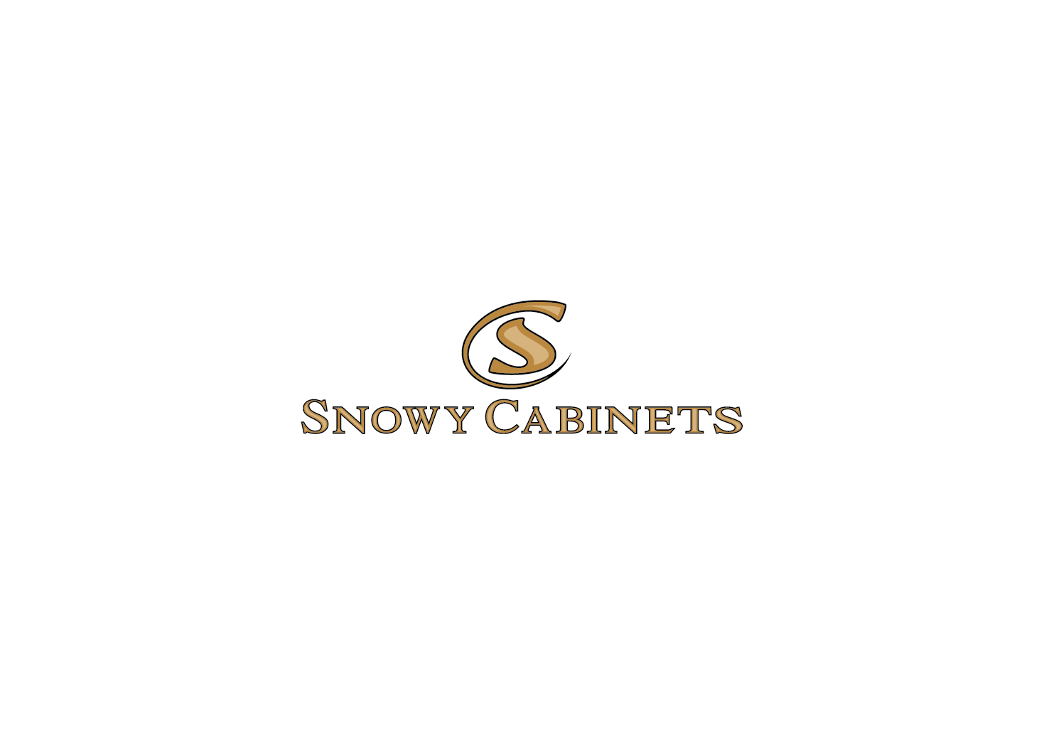 Serious, Modern, Construction Company Logo Design for Snowy Cabinets ...