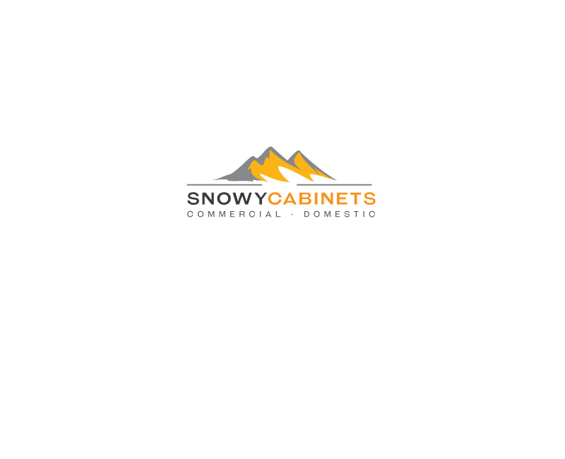 Serious, Modern, Construction Company Logo Design for Snowy Cabinets ...