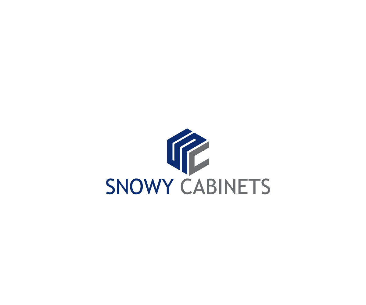 Serious, Modern, Construction Company Logo Design for Snowy Cabinets ...