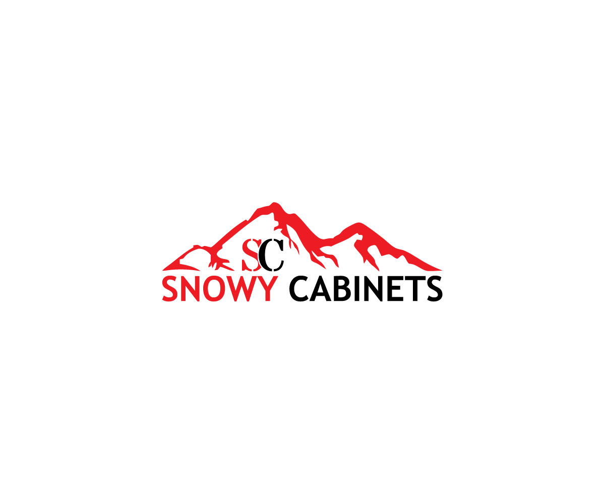 Serious, Modern, Construction Company Logo Design for Snowy Cabinets ...