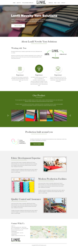 Textile Website Design | 1000's of Textile Website Design Ideas