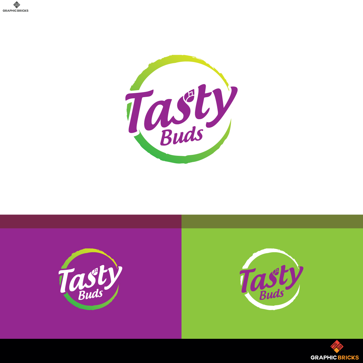 Bold, Playful, Business Logo Design for Tasty Buds by Graphic Bricks ...