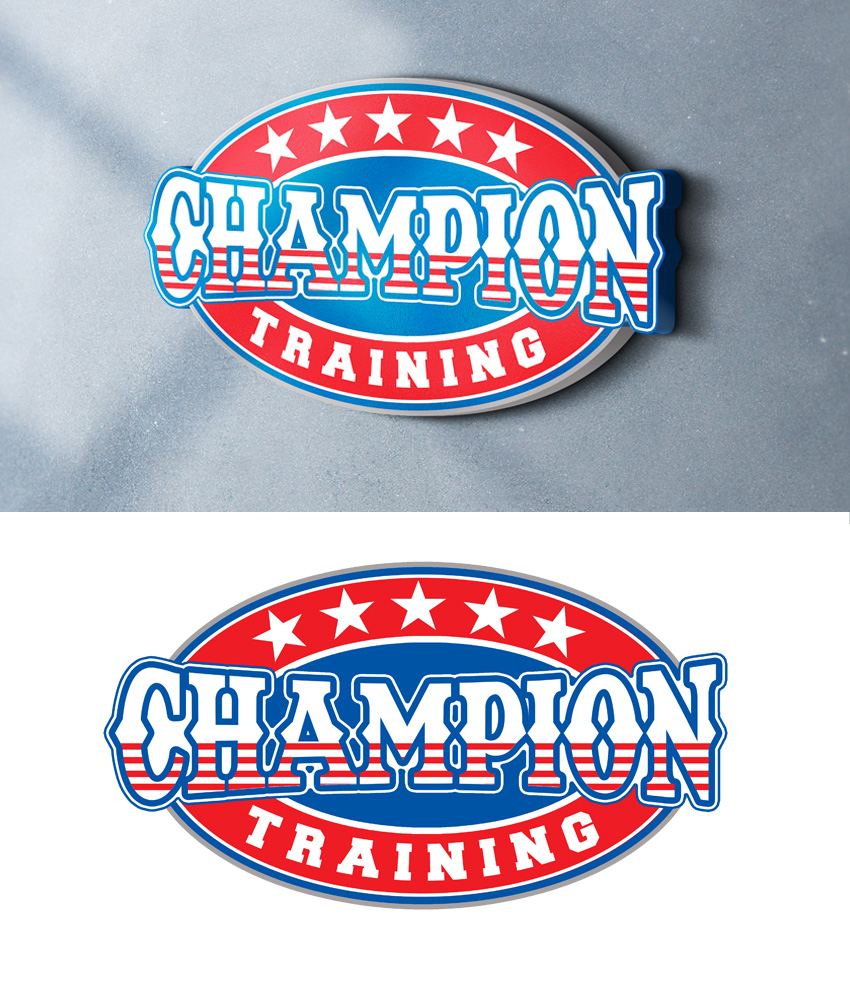 Modern, Bold, Fitness Logo Design for Champion Training by NILDesigns ...