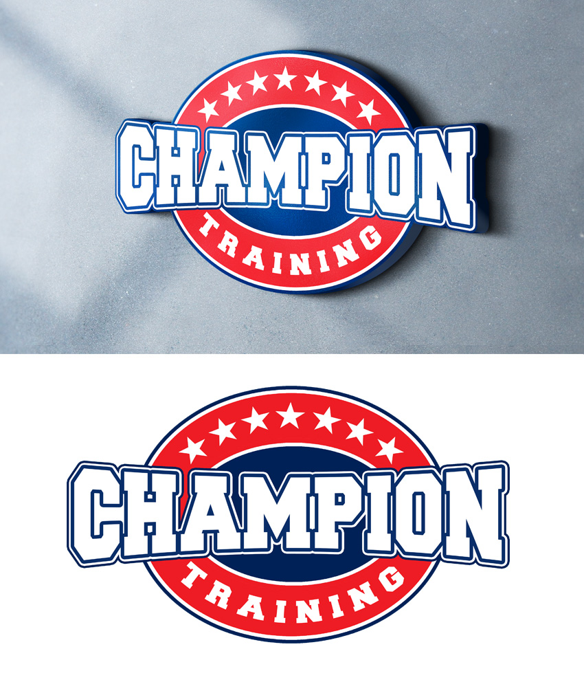 Modern, Bold, Fitness Logo Design for Champion Training by NILDesigns ...