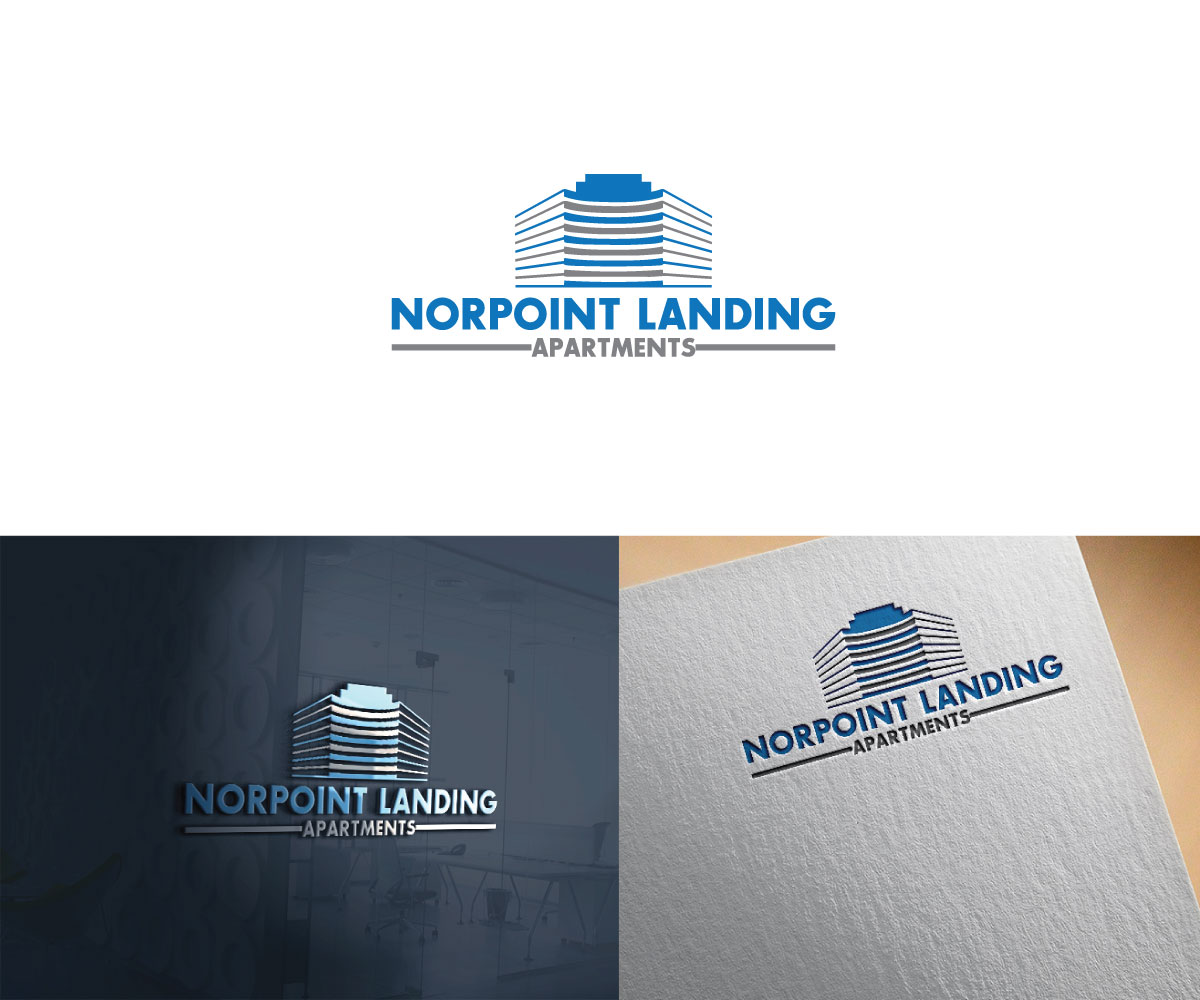 Bold, Modern, Apartment Logo Design for Norpoint Landing Apartments by ...