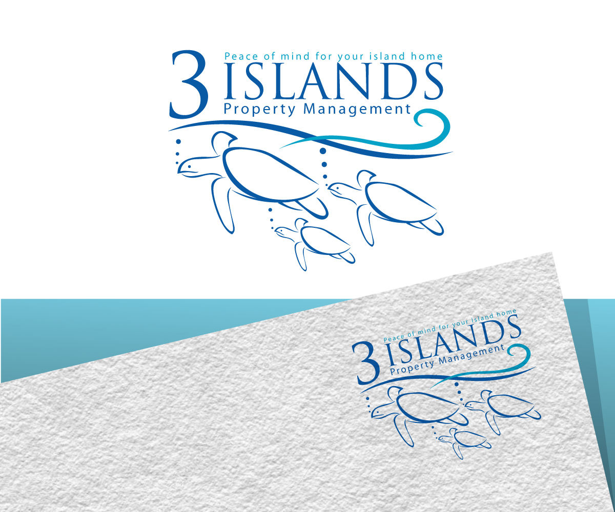 Upmarket, Bold, Real Estate Logo Design for "3 Islands Property ...