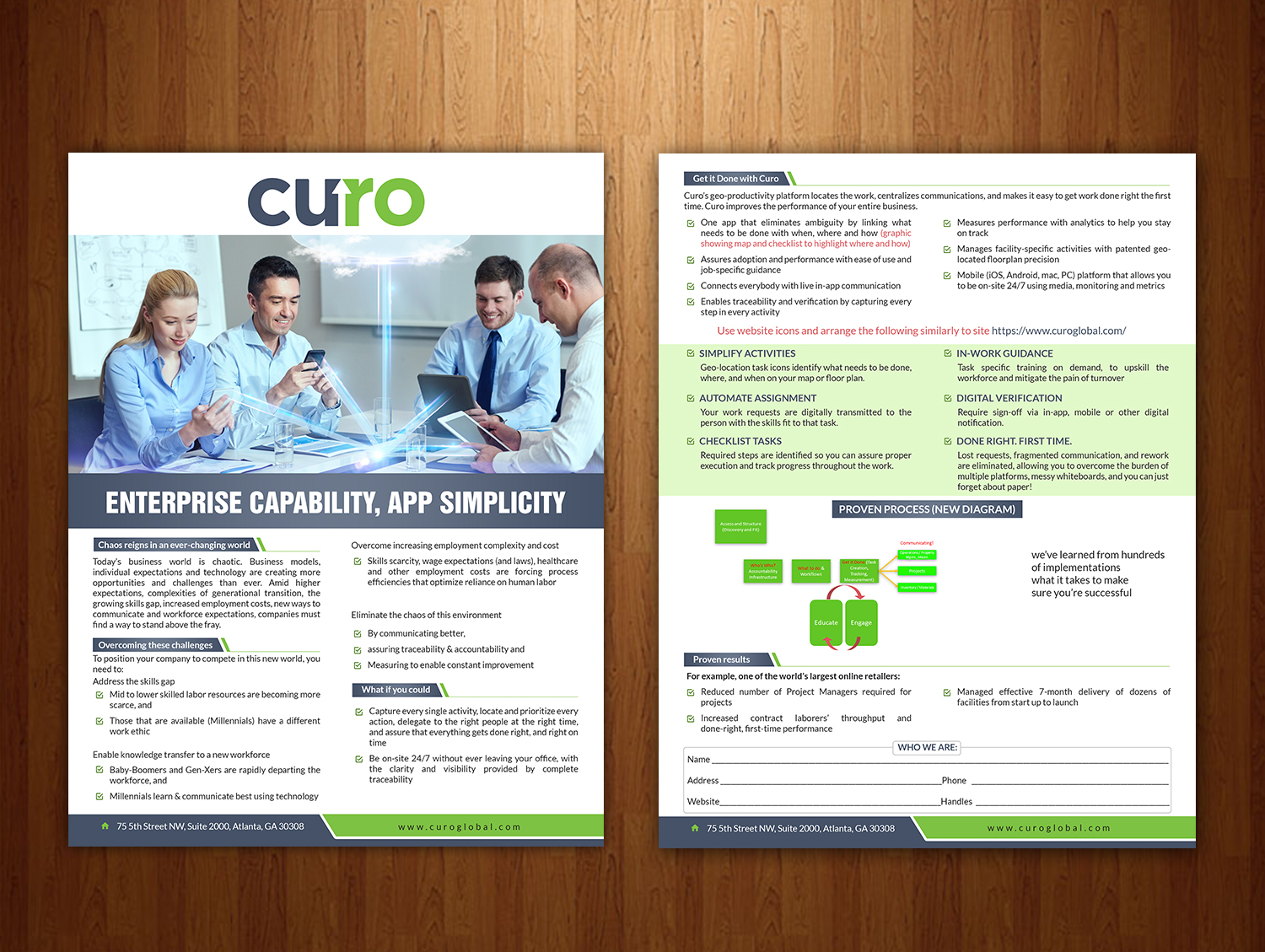 Modern, Playful, Software Service Flyer Design for a Company by ...