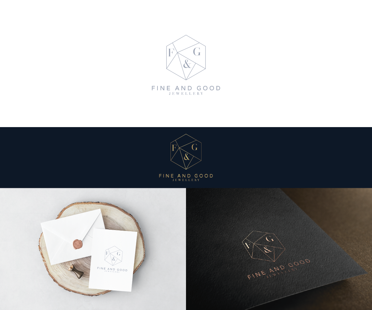 Bold, Modern, Jewelry Logo Design for Fine and Good, F&G by Vetroff ...