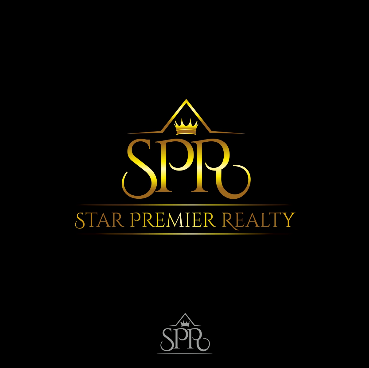 Upmarket, Elegant, Real Estate Logo Design for STAR PREMIER REALTY by ...