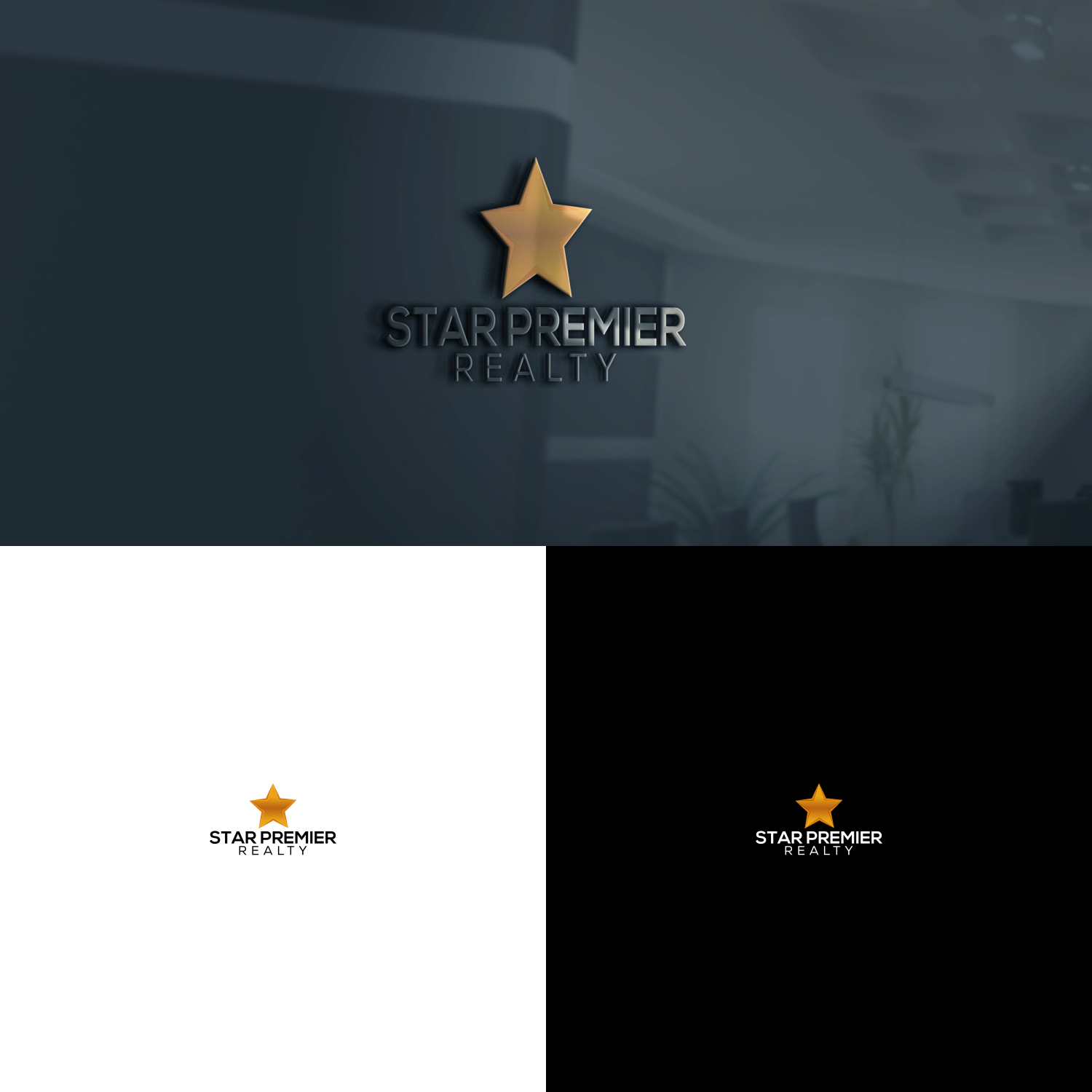 Upmarket, Elegant, Real Estate Logo Design for STAR PREMIER REALTY by ...