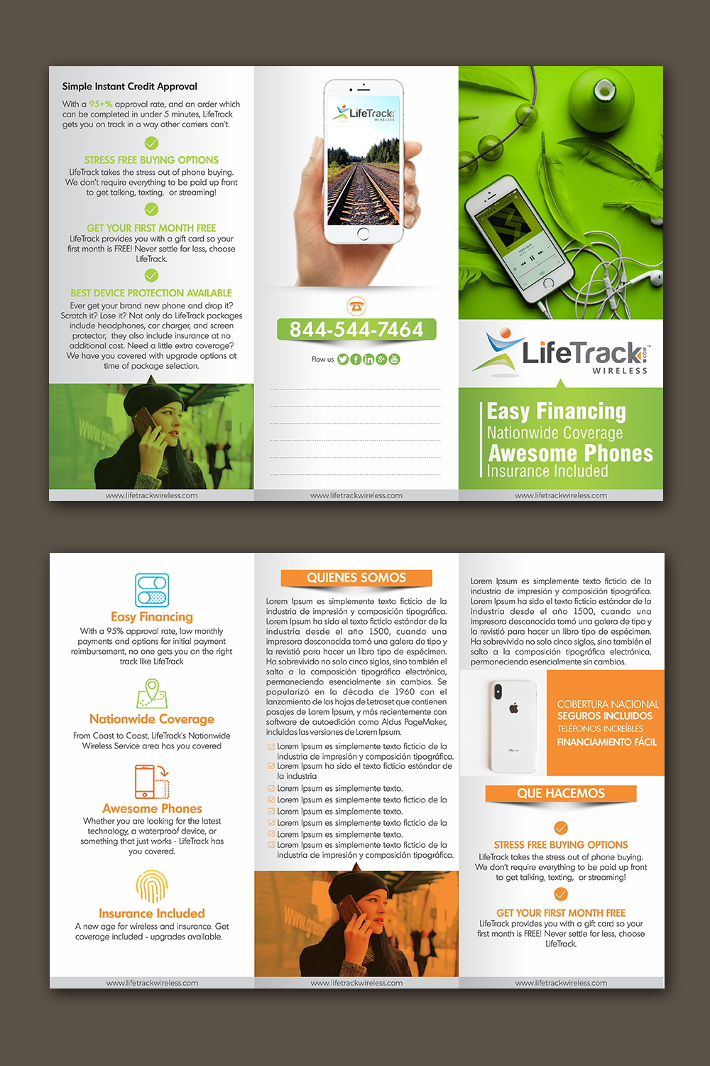 Modern, Bold, Wireless Communication Flyer Design for a Company by ...