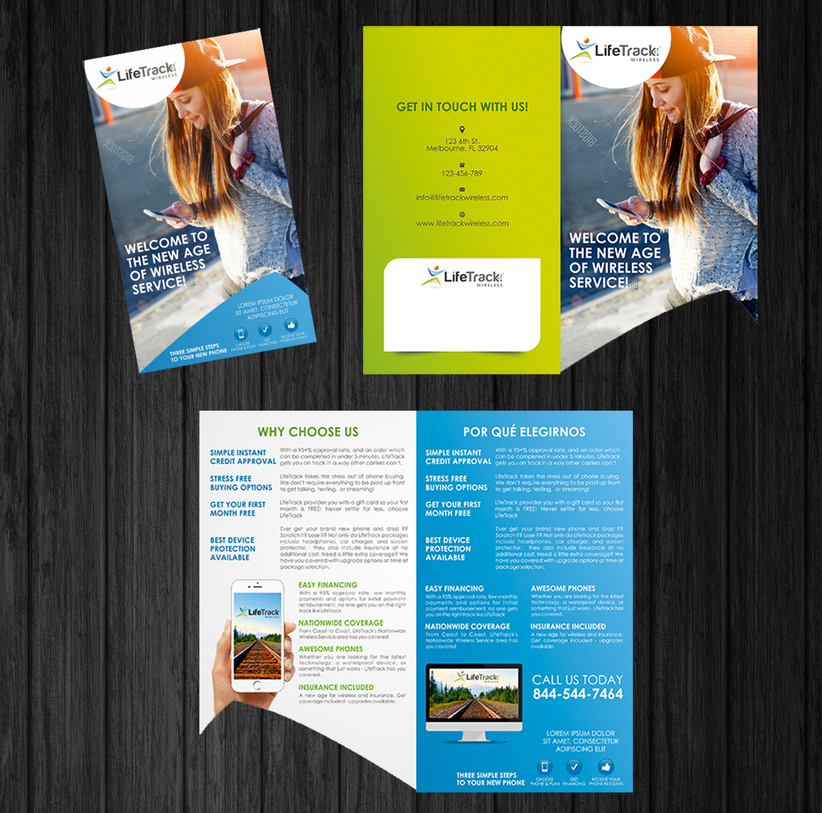Modern, Bold, Wireless Communication Flyer Design for a Company by ...