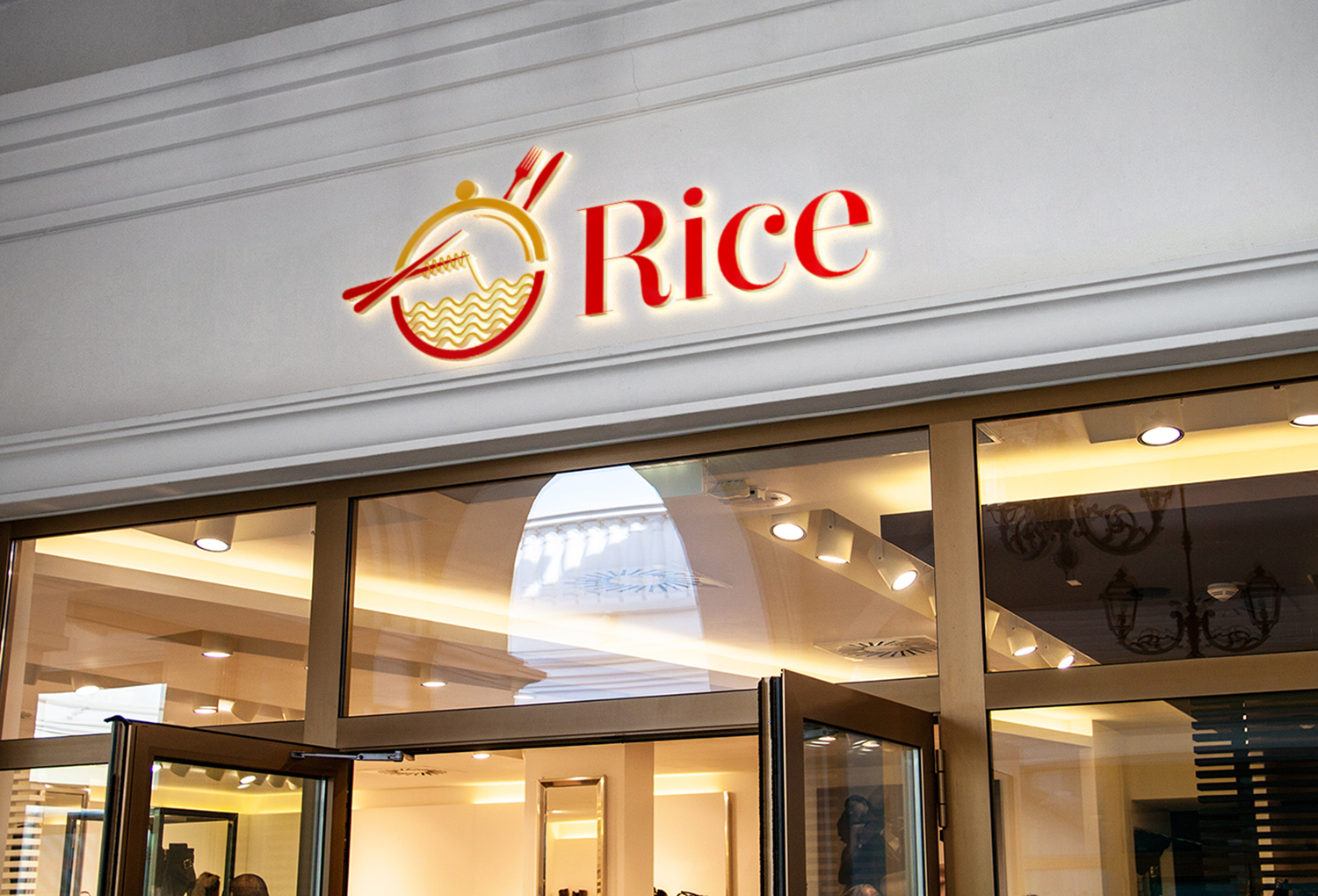 Professional, Elegant, Restaurant Logo Design for Rice by Deziners Zone ...