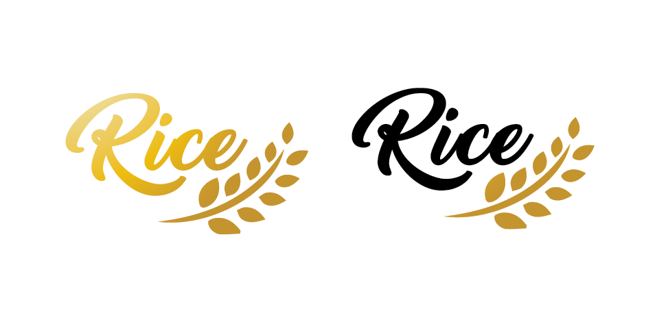 Professional, Elegant, Restaurant Logo Design for Rice by jose_luiz ...