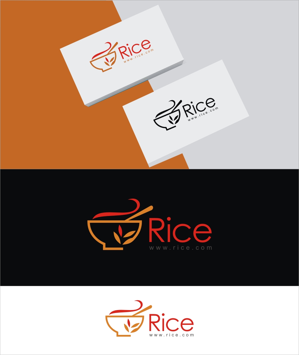 Professional, Elegant, Restaurant Logo Design for Rice by e-graphics ...