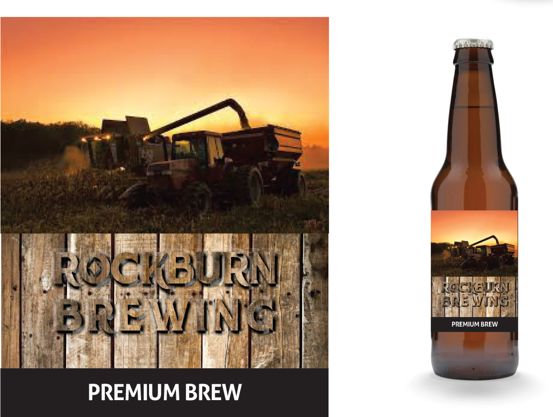 Masculine, Bold, Brewery Logo Design for Rockburn Brewing by tgrogg ...