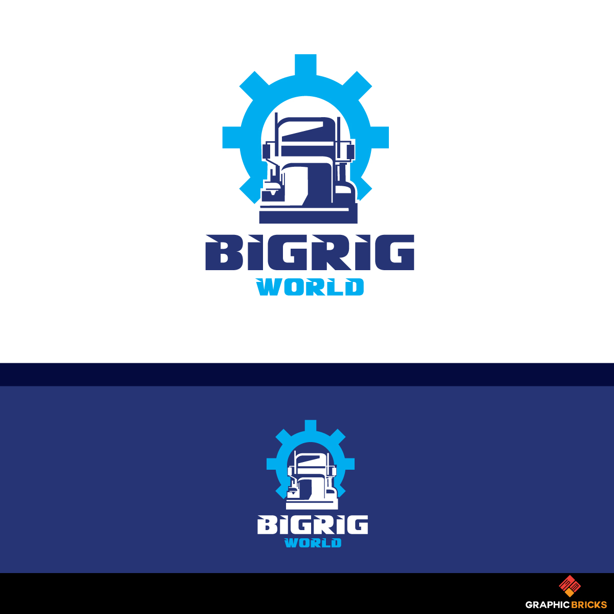 Professional, Masculine, Truck Part Logo Design for Big Rig World by ...