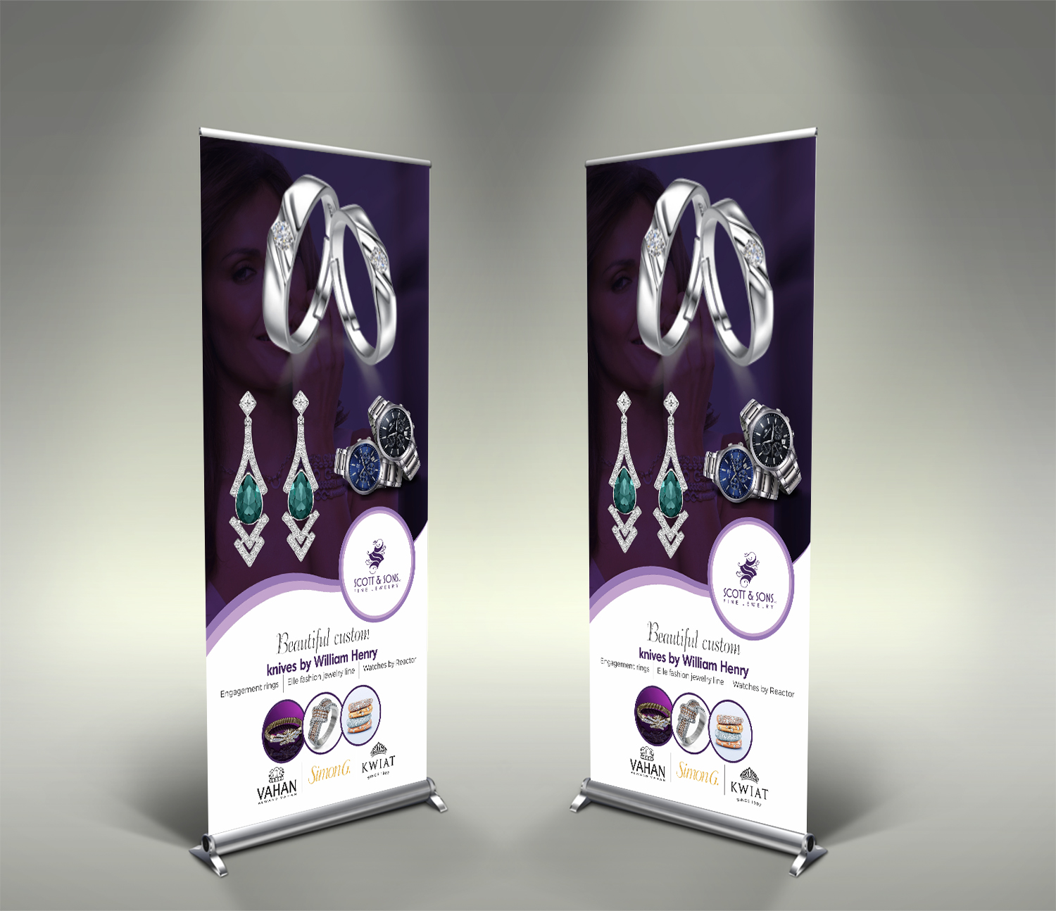 Upmarket, Feminine, Jewelry Store Signage Design for a Company by ESolz ...