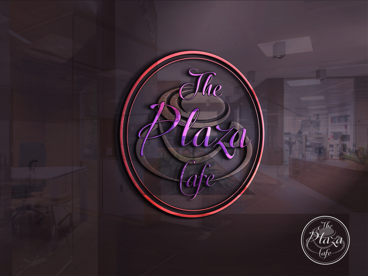Elegant, Playful, Cafe Logo Design for The Plaza Cafe by eugenv ...