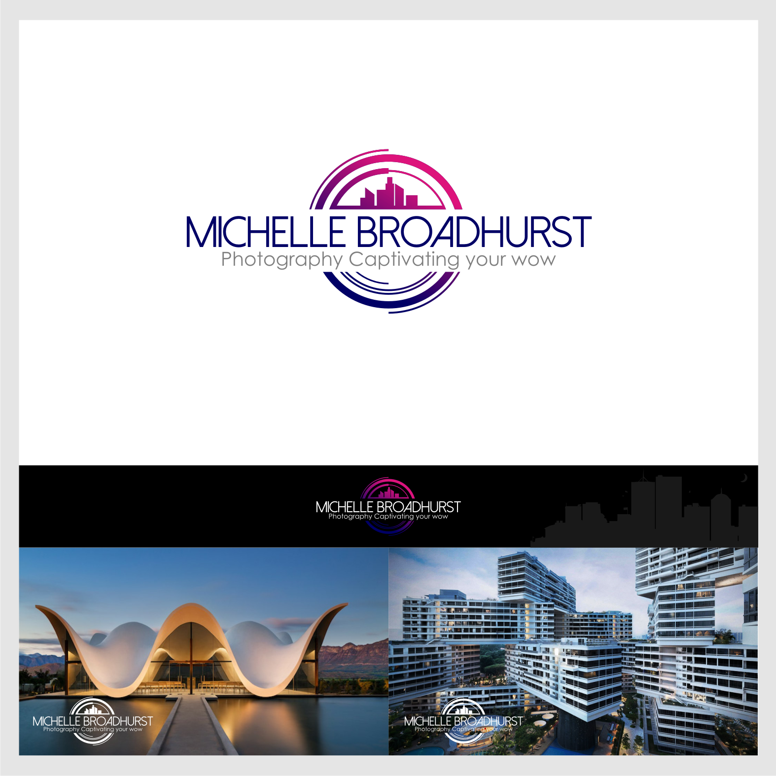 Modern, Upmarket, Professional Photography Logo Design for Michelle ...