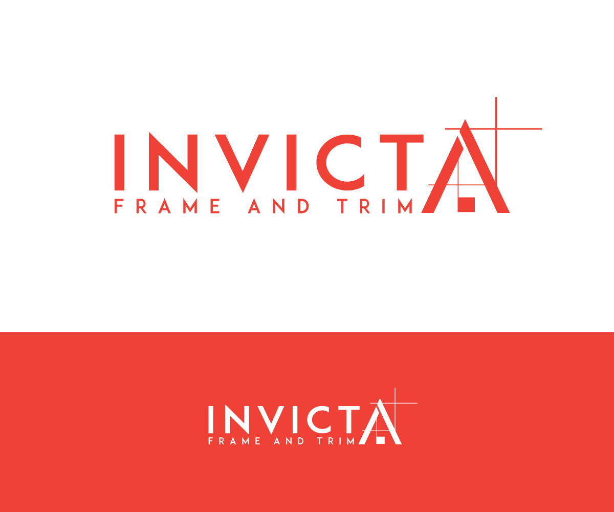 Masculine, Serious, Residential Construction Logo Design for Invicta ...