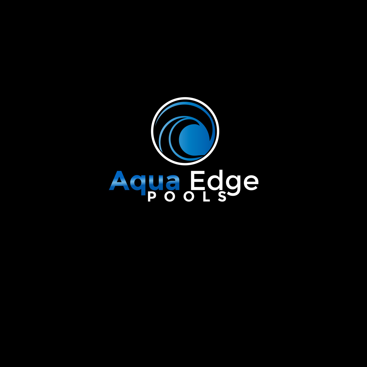 Modern, Bold, Pool Service Logo Design for Aqua Edge Pools by DesignDUO ...