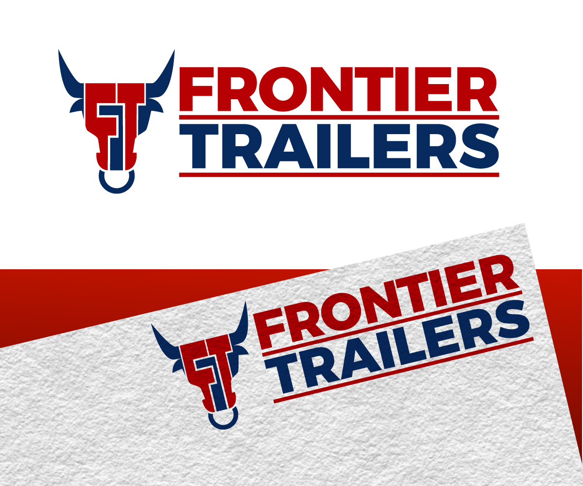 Bold, Serious, Agribusiness Logo Design for Frontier Trailers by Jay ...