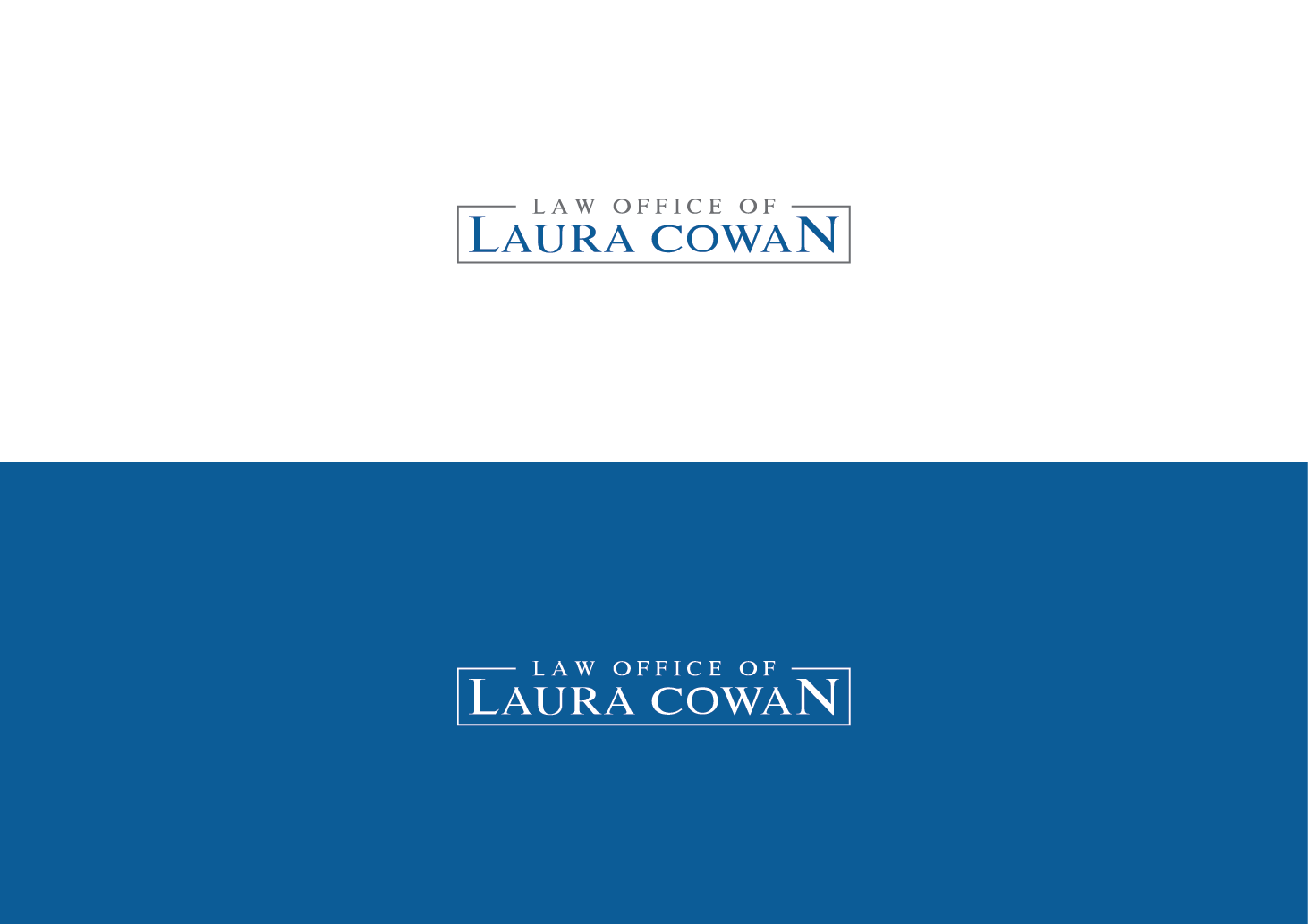 Upmarket, Modern, Legal Logo Design for Law Office of Laura Cowan by ...
