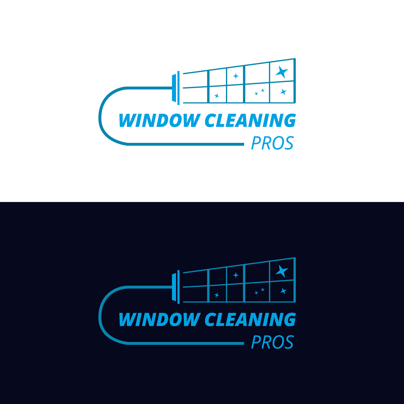 Modern, Conservative, Window Cleaning Logo Design for Window Cleaning ...