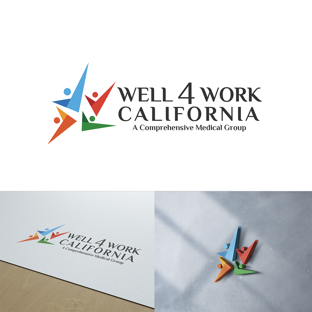 Modern, Professional, Health Care Logo Design for well4work california ...