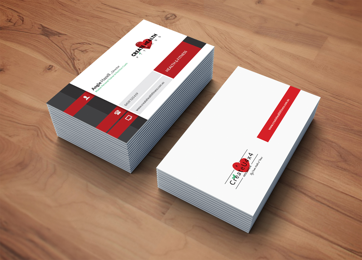 Modern, Upmarket, Health And Wellness Business Card Design for Create ...