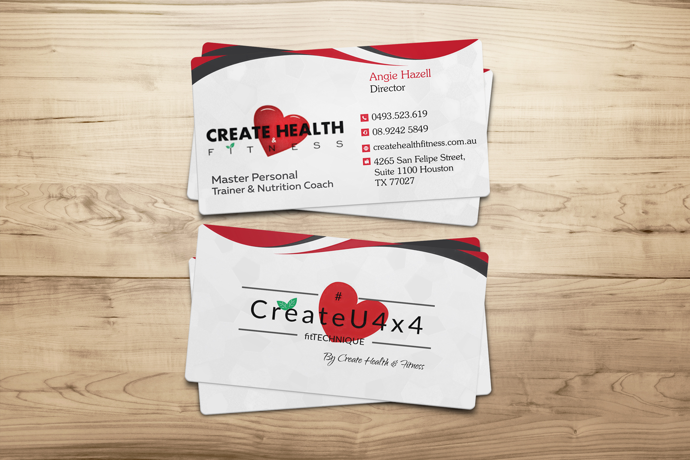 Modern, Upmarket, Health And Wellness Business Card Design for Create ...