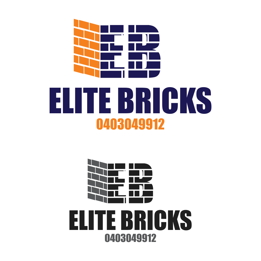 Elegant, Playful Logo Design for Elite bricks 0403049912 by moisesf ...