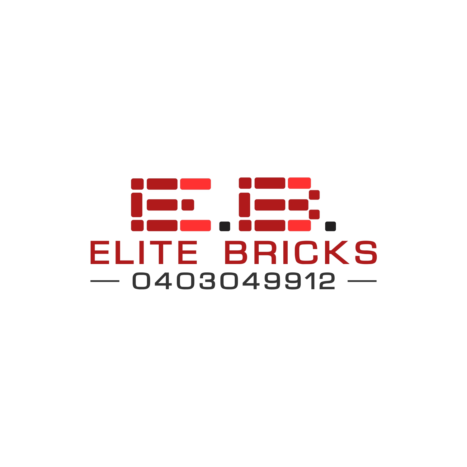 Elegant, Playful Logo Design for Elite bricks 0403049912 by Well Being ...