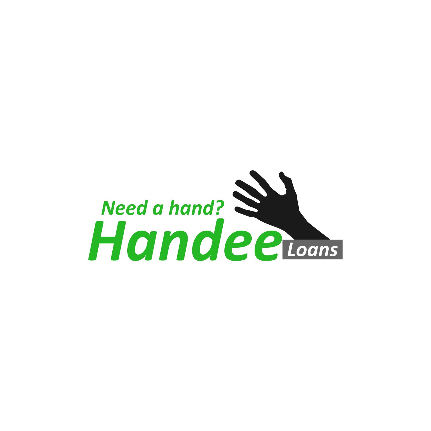 Modern, Playful, Loan Logo Design for Need a hand - Handee Loans by SH ...