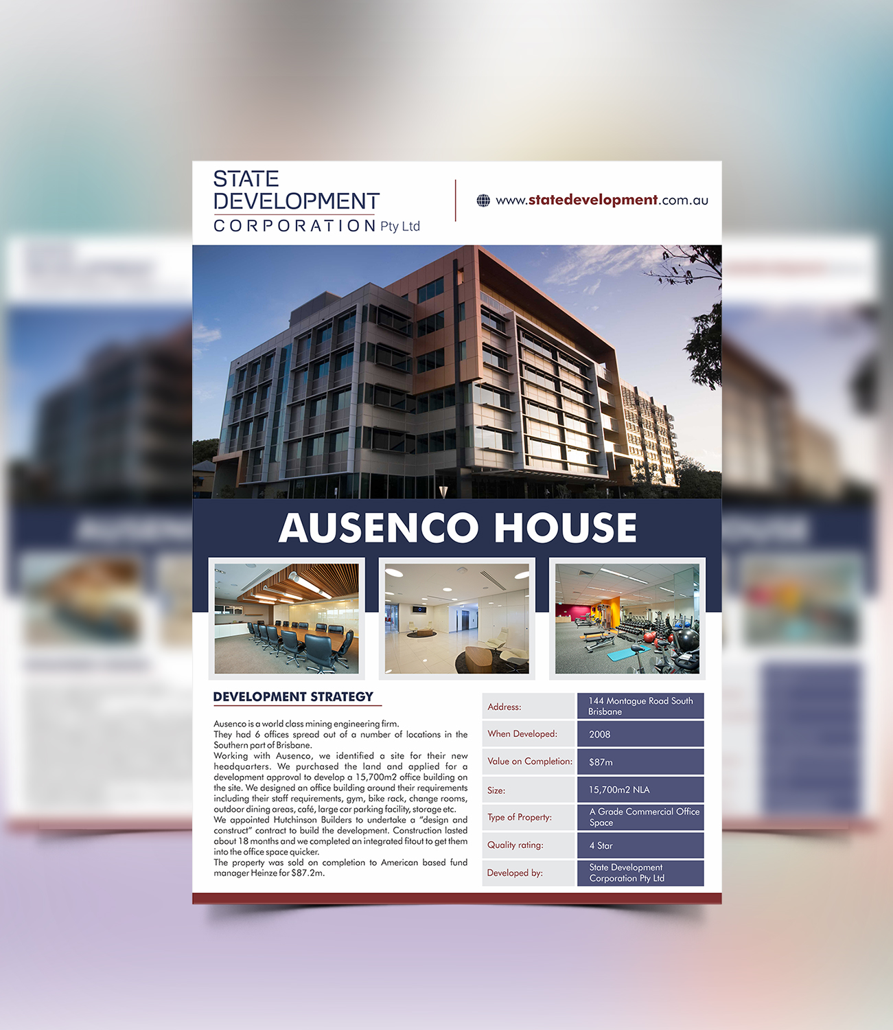 Elegant, Playful, House Flyer Design for state development corporation ...