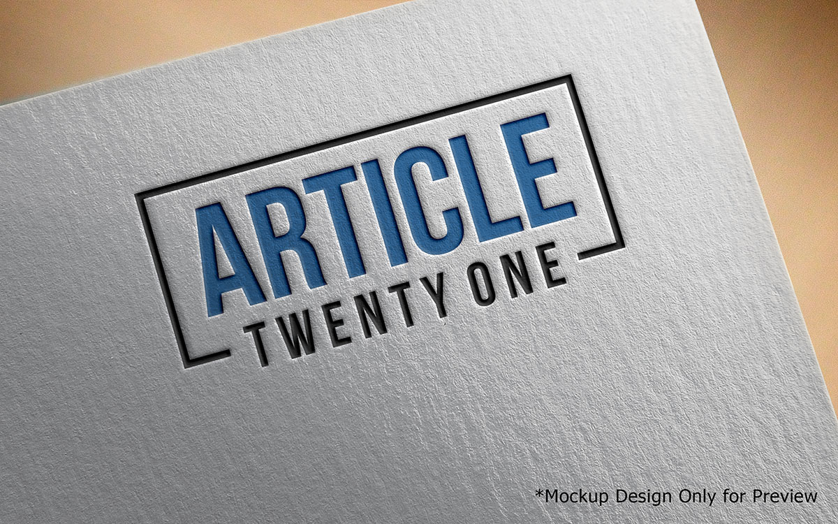 Elegant, Playful Logo Design for Article Twenty One by Liyana | Design ...