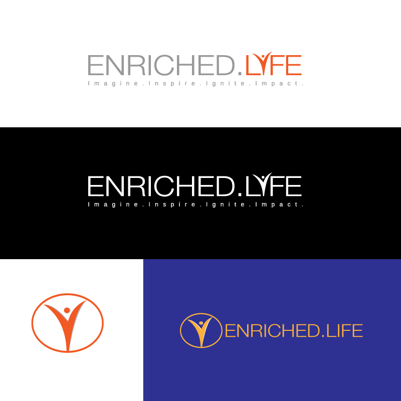 Upmarket, Modern, Life Coaching Logo Design for Enriched.Life (tag line ...