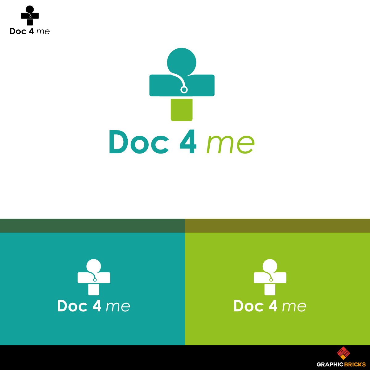 Elegant, Modern, Healthcare Logo Design for Doc 4 me / Doc4.me by ...