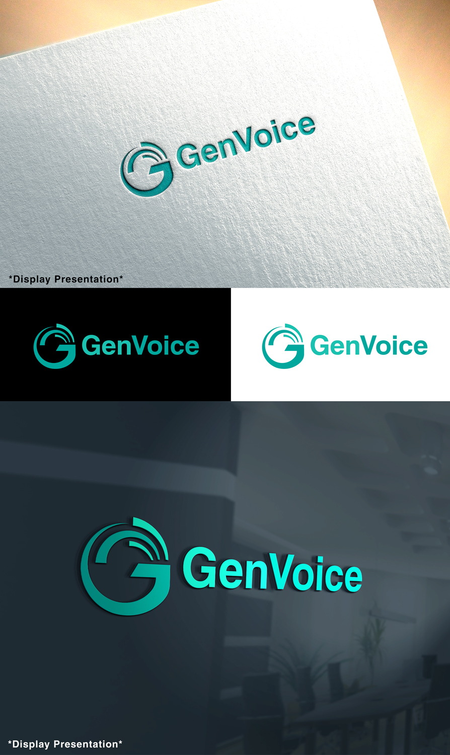 Modern, Professional, Telecommunications Logo Design for GenVoice by ...