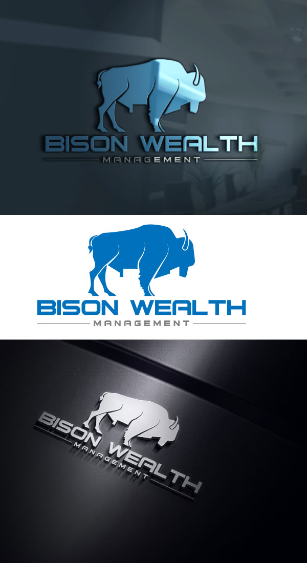Elegant, Serious, Equity Logo Design for Bison Wealth Management, LLC by Nadianne | Design #17993630