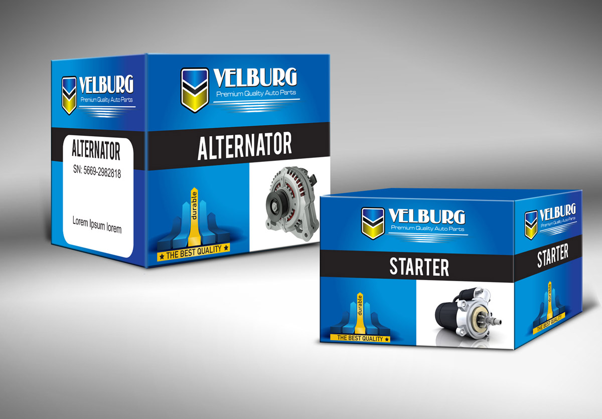 Masculine, Modern, Electrical Packaging Design for PT TMM by GRAFANNA ...