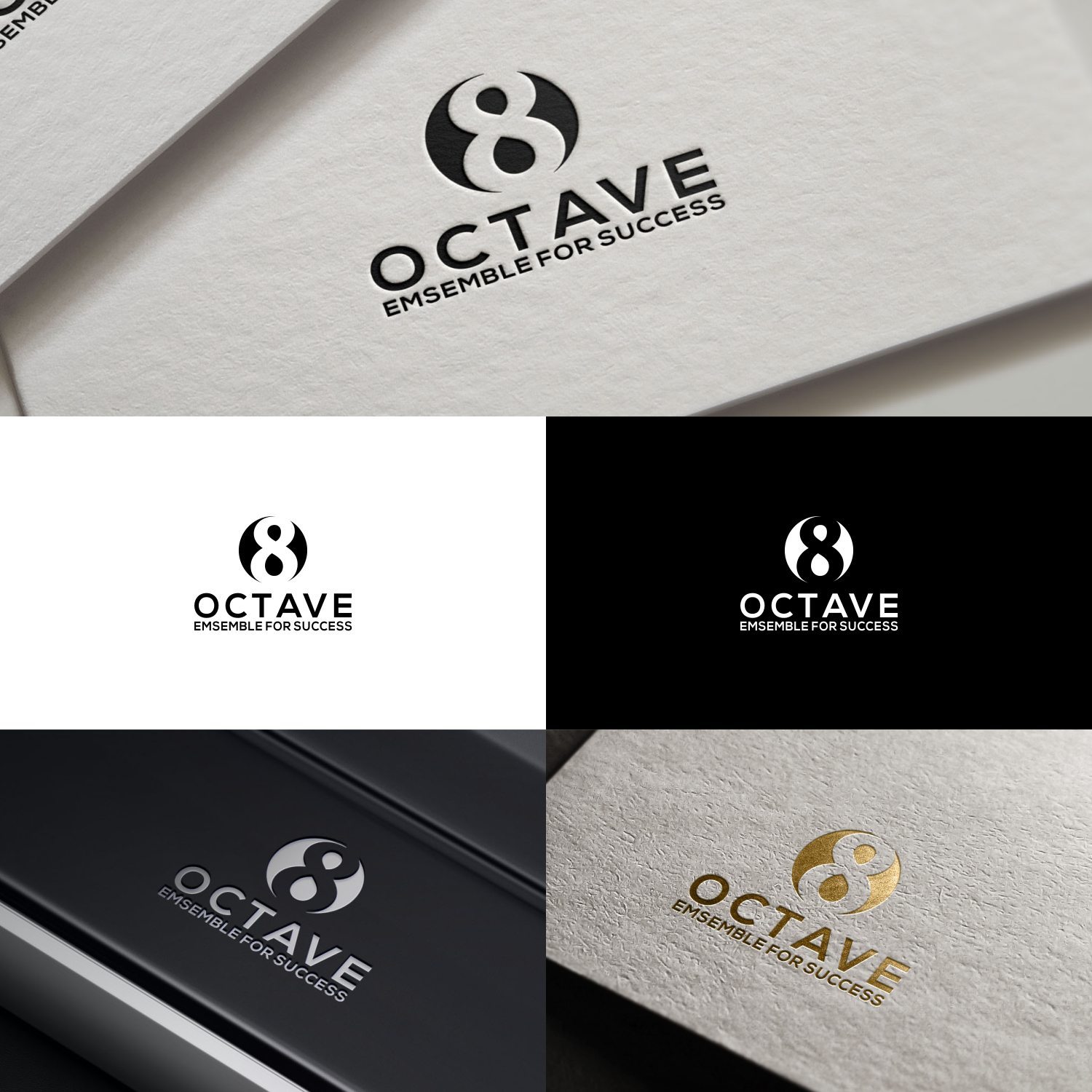 Elegant, Playful Logo Design for Octave- emsemble for success by Eki 3 ...