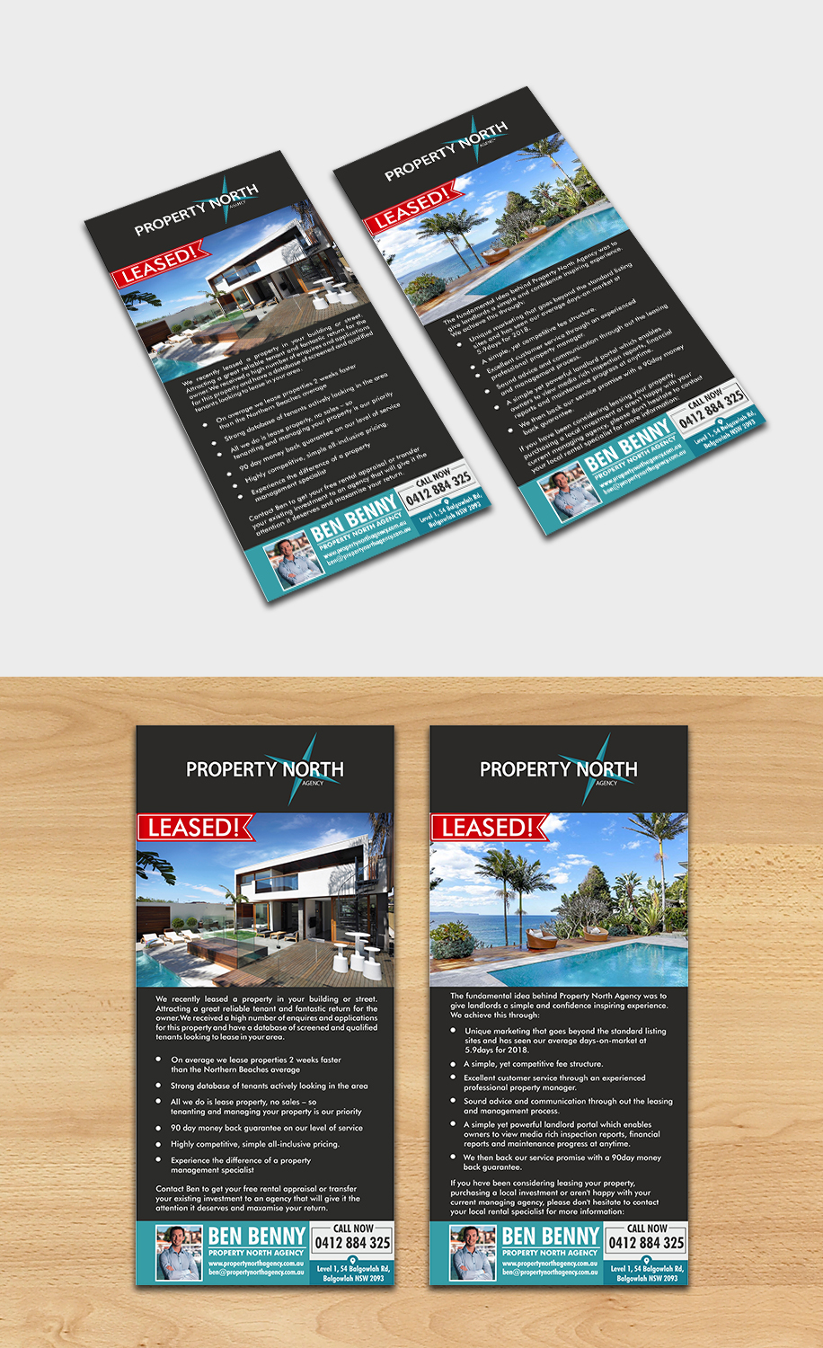 Professional, Upmarket, Real Estate Flyer Design for a Company by ecorokerz | Design #17991796