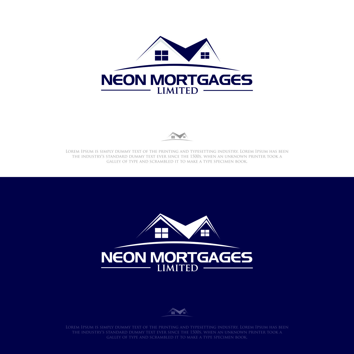 Elegant, Modern, It Company Logo Design for Neon Mortgages limited by ...