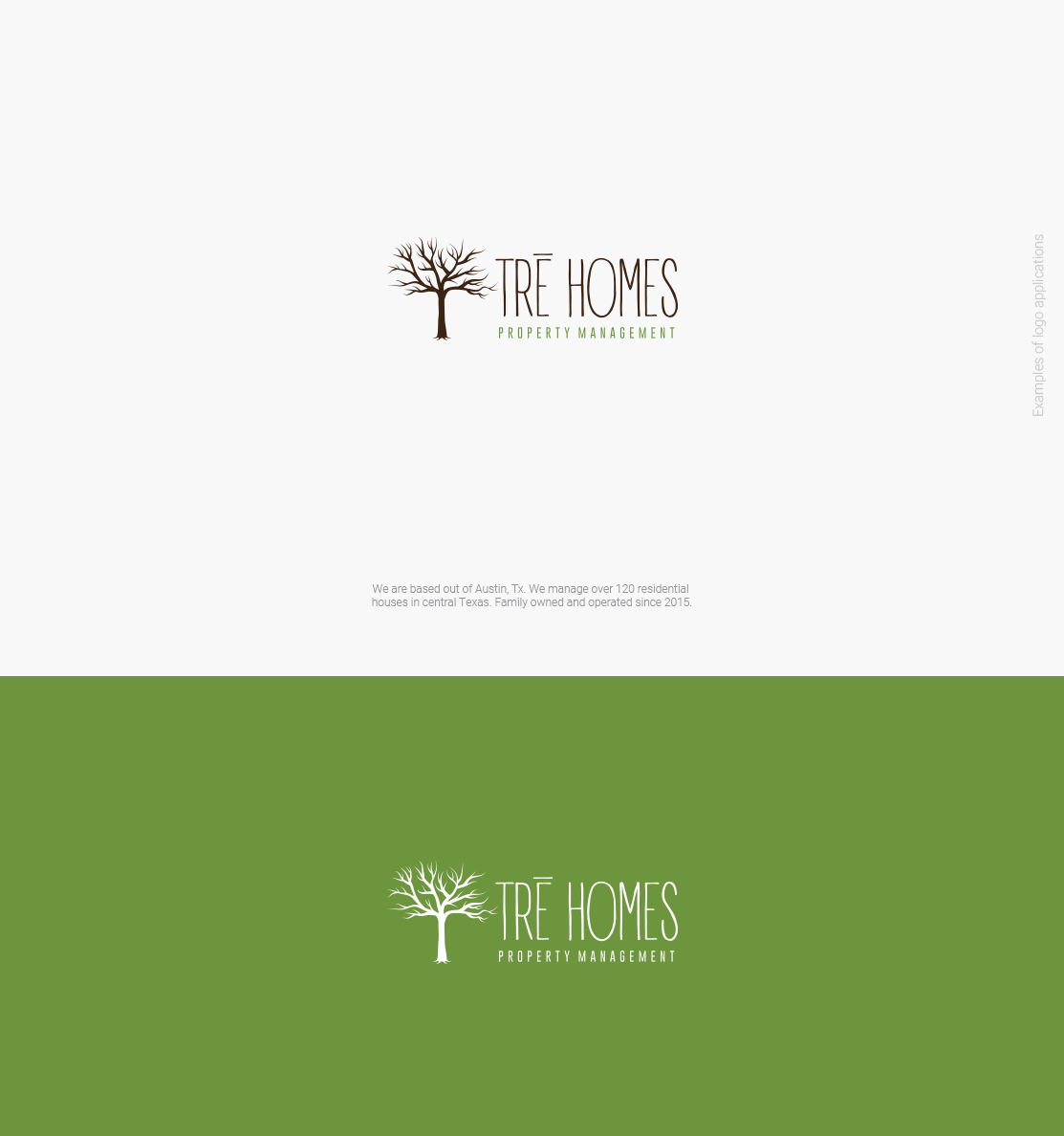 Logo Design for TRE Homes / Property Management by Felipe Moura ...