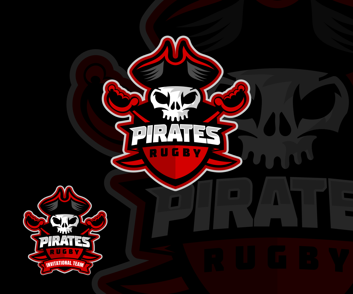 Logo needed for Rugby Union team | 3 Logo Designs for Pirates Rugby