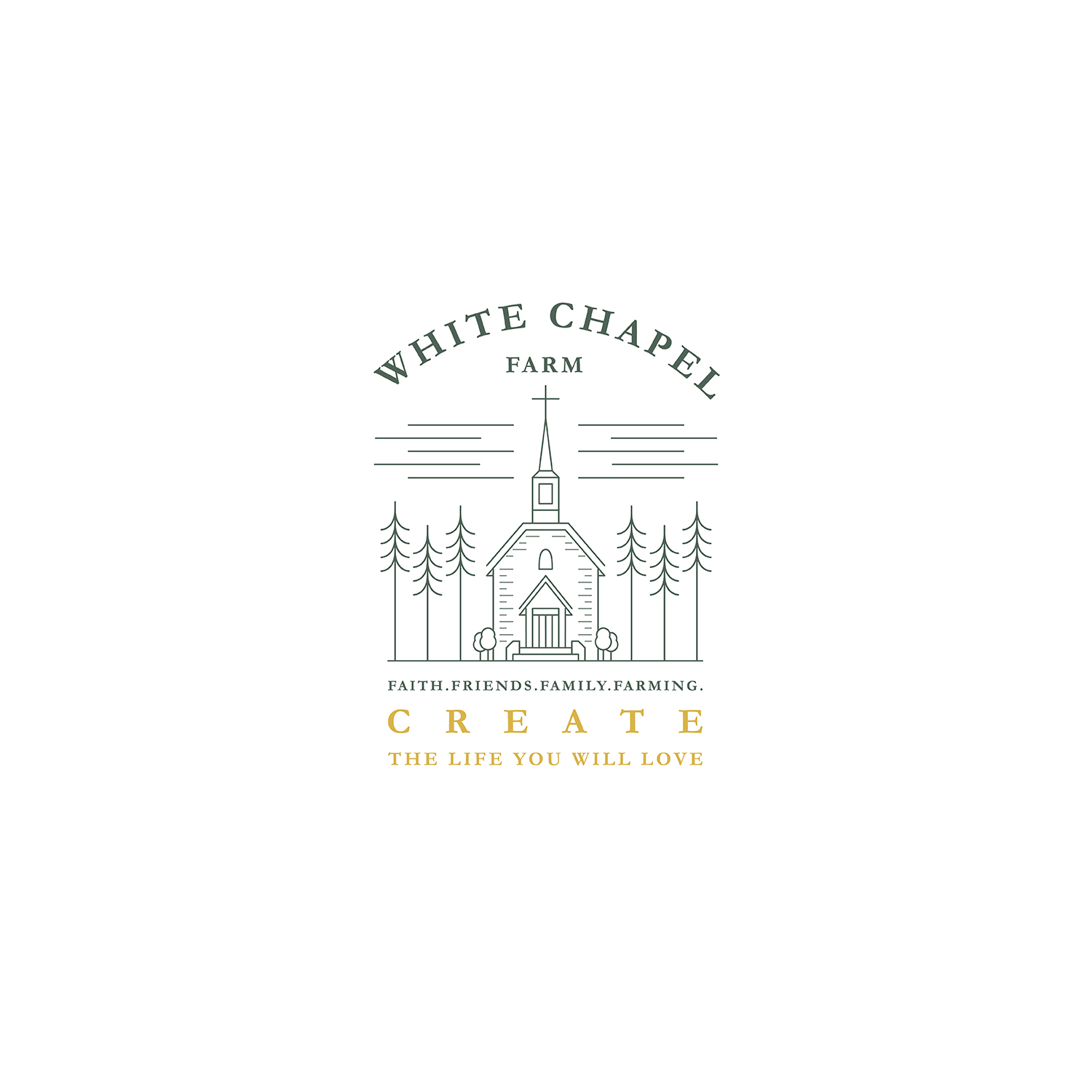 Elegant, Playful, Wedding Logo Design for White Chapel Farm FAITH ...