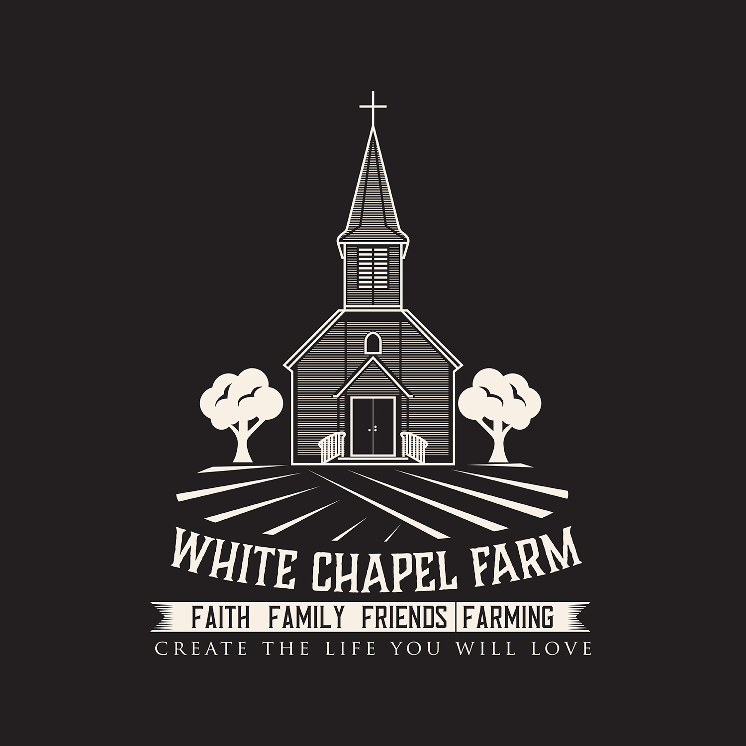 Elegant, Playful, Wedding Logo Design for White Chapel Farm FAITH ...