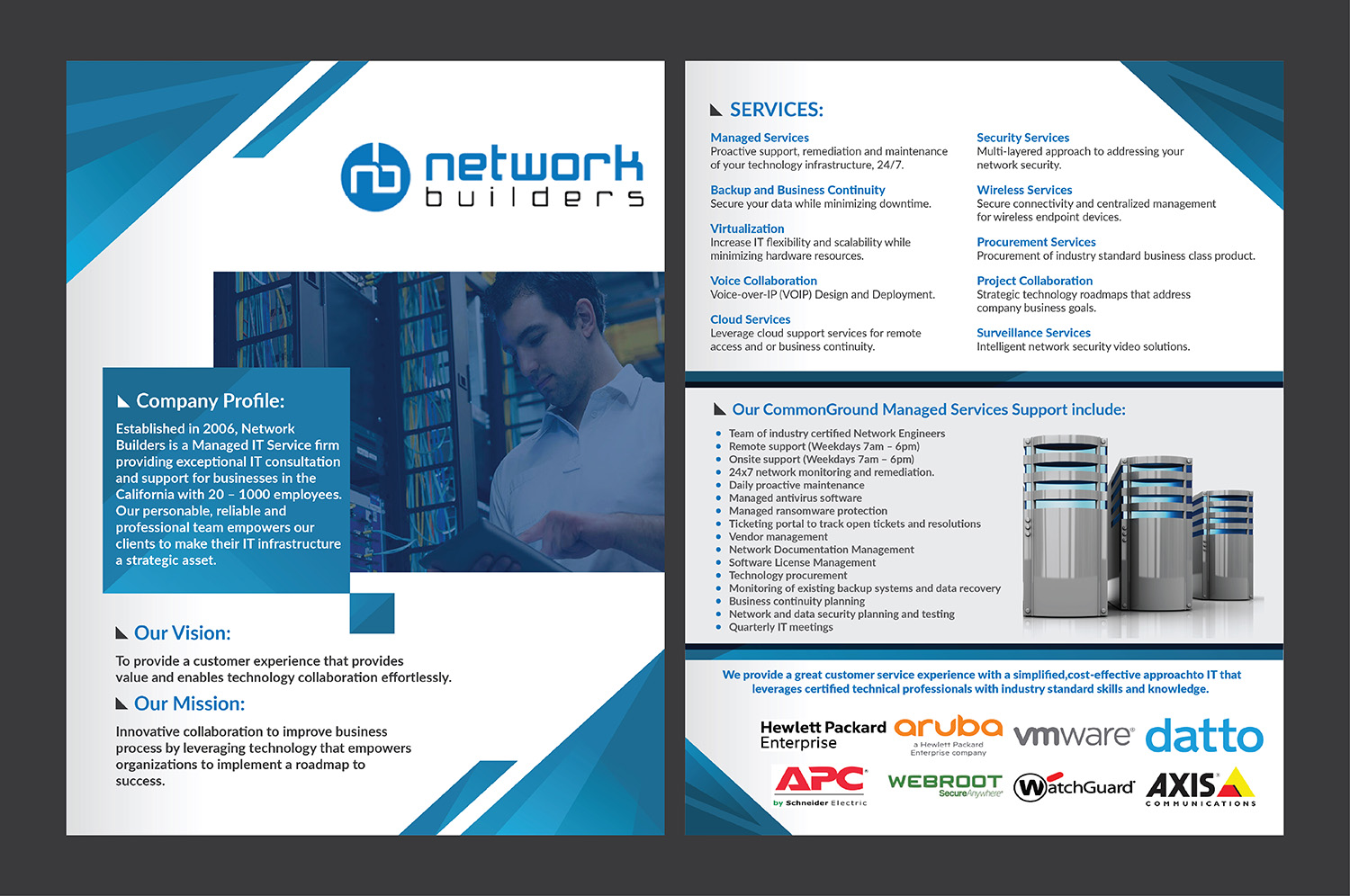 Elegant, Playful, Trade Flyer Design for Network Builders IT by ...